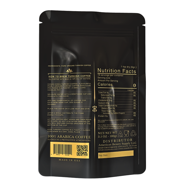Canan Koska Turkish Coffee – Traditional Medium Roast, Authentic ...